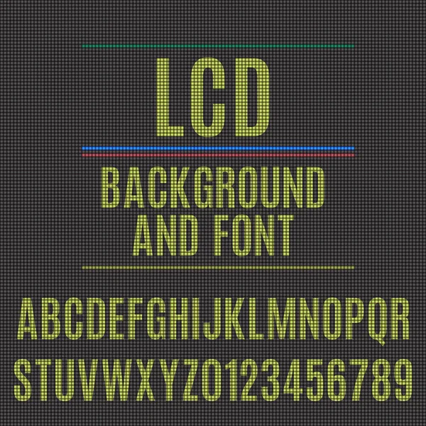 Lcd Font