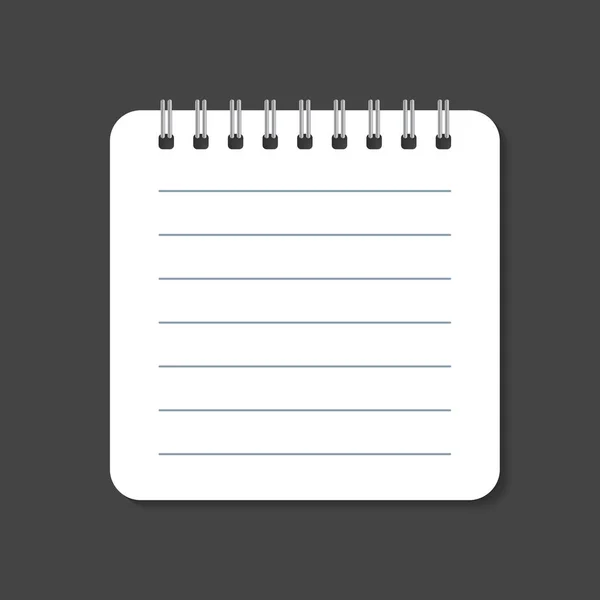 Blank realistic spiral notepad Stock Vector Image by ©4zeva #69623511