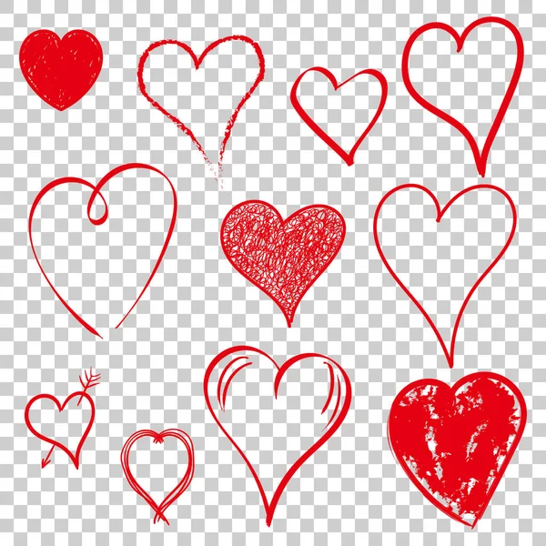 Kreslené srdce Stock vektory, Royalty Free Kreslené srdce Ilustrace ...