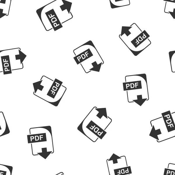 PDF file download seamless pattern background icon. Flat vector Stock ...