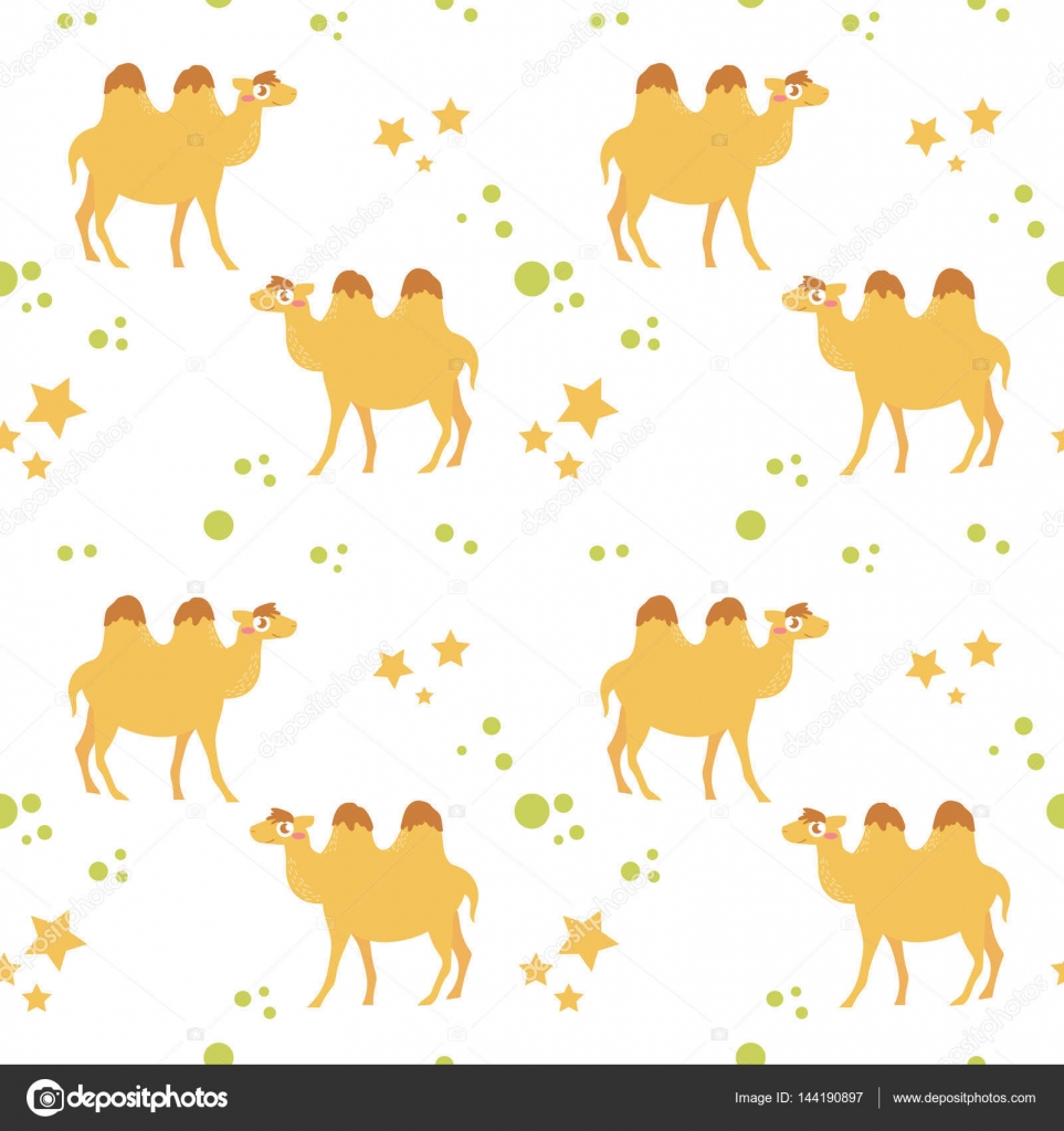 Camels children's seamless pattern Stock Vector Image by ©AnnaViolet ...