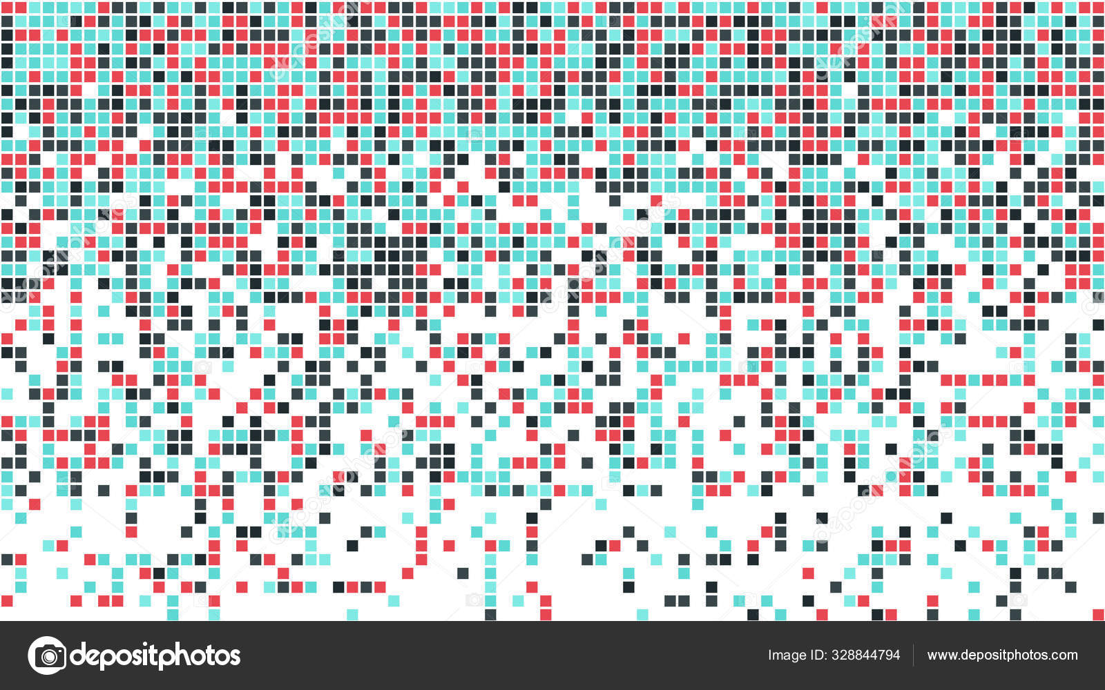 Pixel, halftone effect. Geometric background with stars. Vector ...
