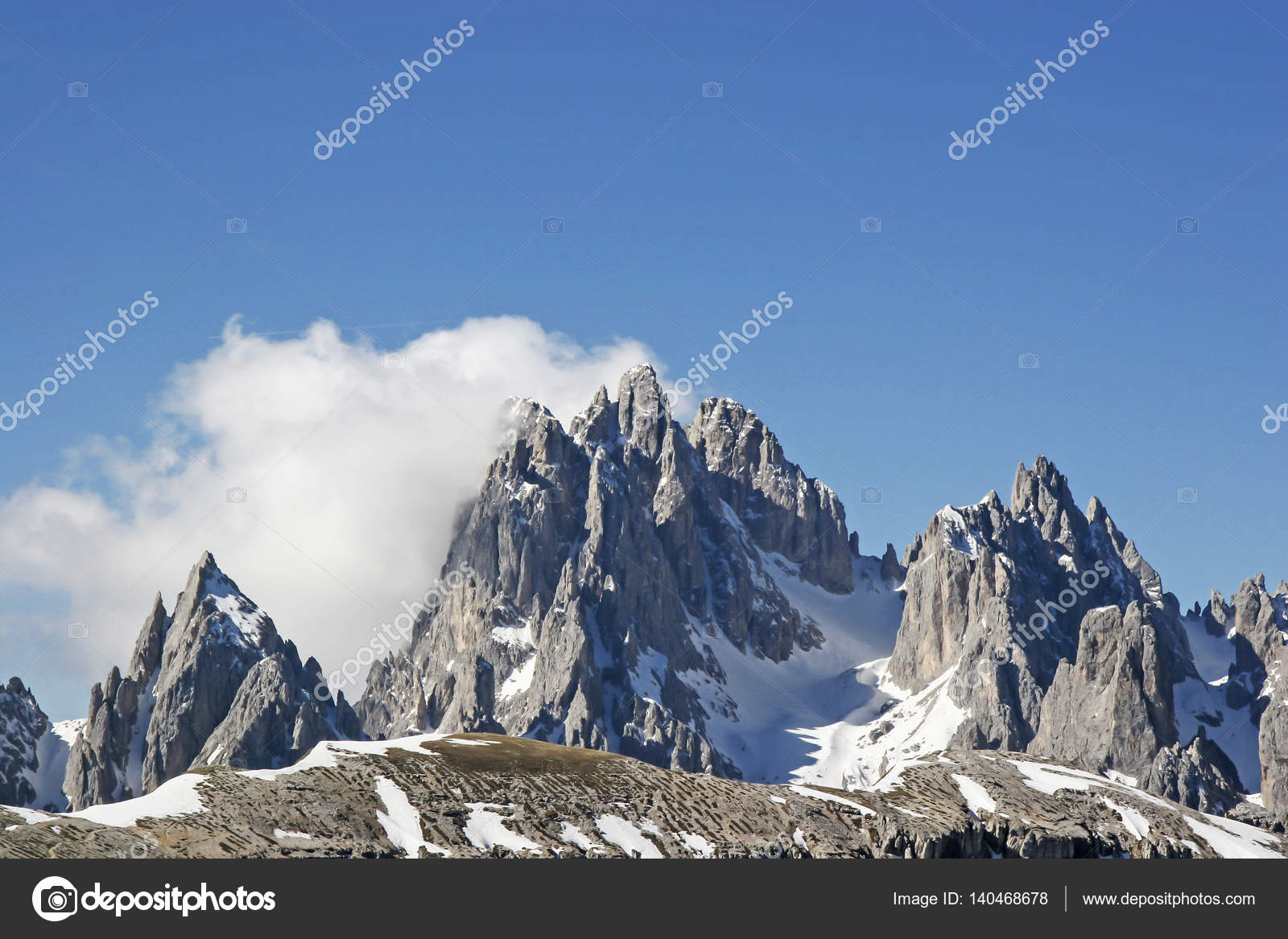 Gruppo dei Cadine in Dolomites Stock Photo by ©Tinieder 140468678