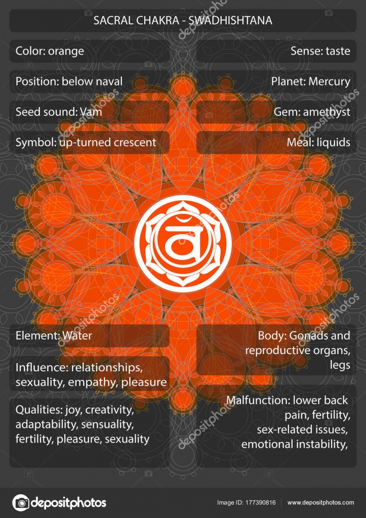 Chakran symboler med betydelser infographic vektor av ©s.belinska 177390816