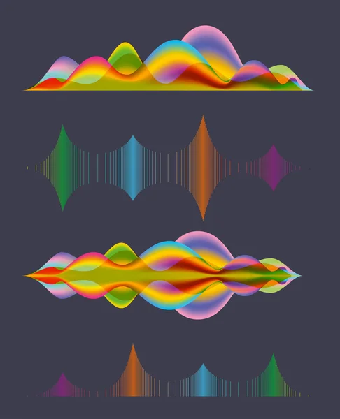 Colored sound waves design Stock Vector Image by ©Woters #158787138