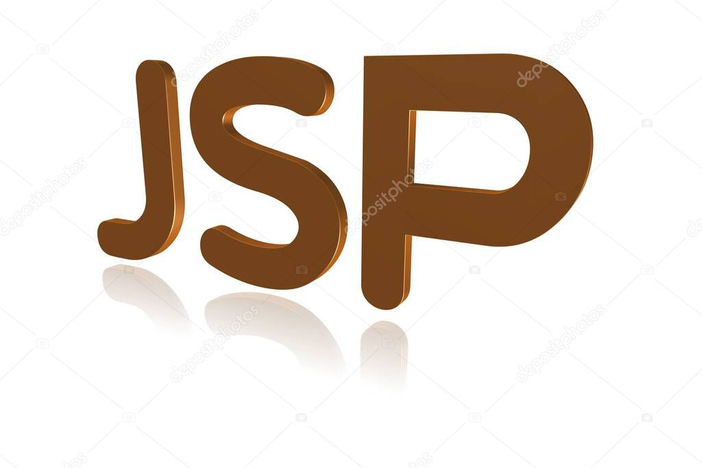 Término de programación - JSP - Páginas del servidor Java - Imagen 3D 2024