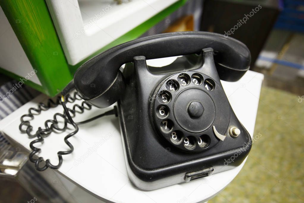 Tel fono antiguo vintage con n meros de marcaci n rotativos 2024