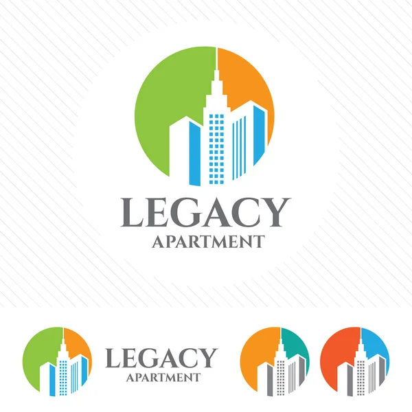 Property deal logo design vector. Real estate or apartment trading ...