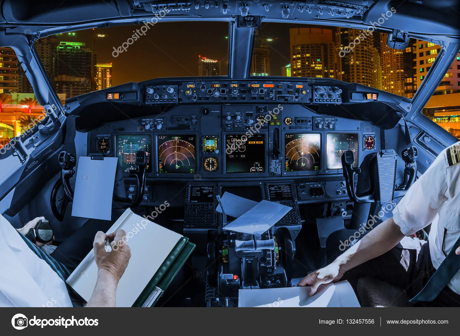 Dubai Marina Cockpit — Stock Photo © bennymarty #132457556