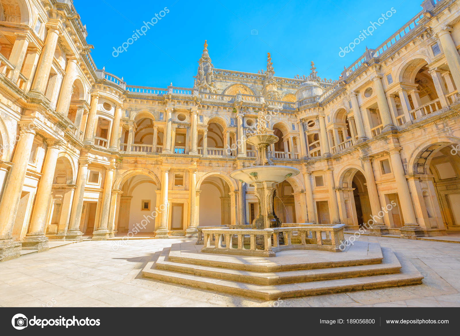 Convent of Christ courtyard Stock Photo by ©bennymarty 189056800