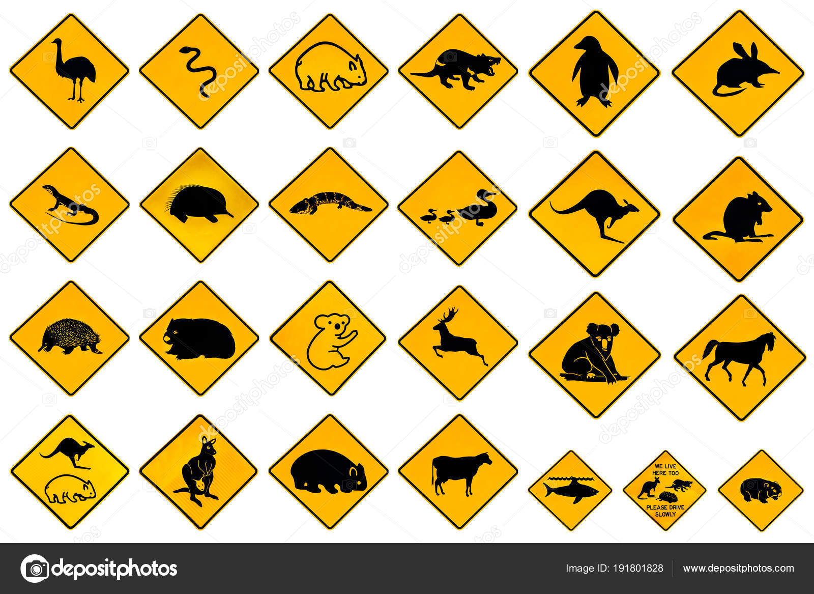 Australian Road Signs Hi-res Stock Photography And Images Alamy ...