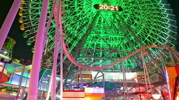Cosmo World amusement park — Stock Video © bennymarty #350922340