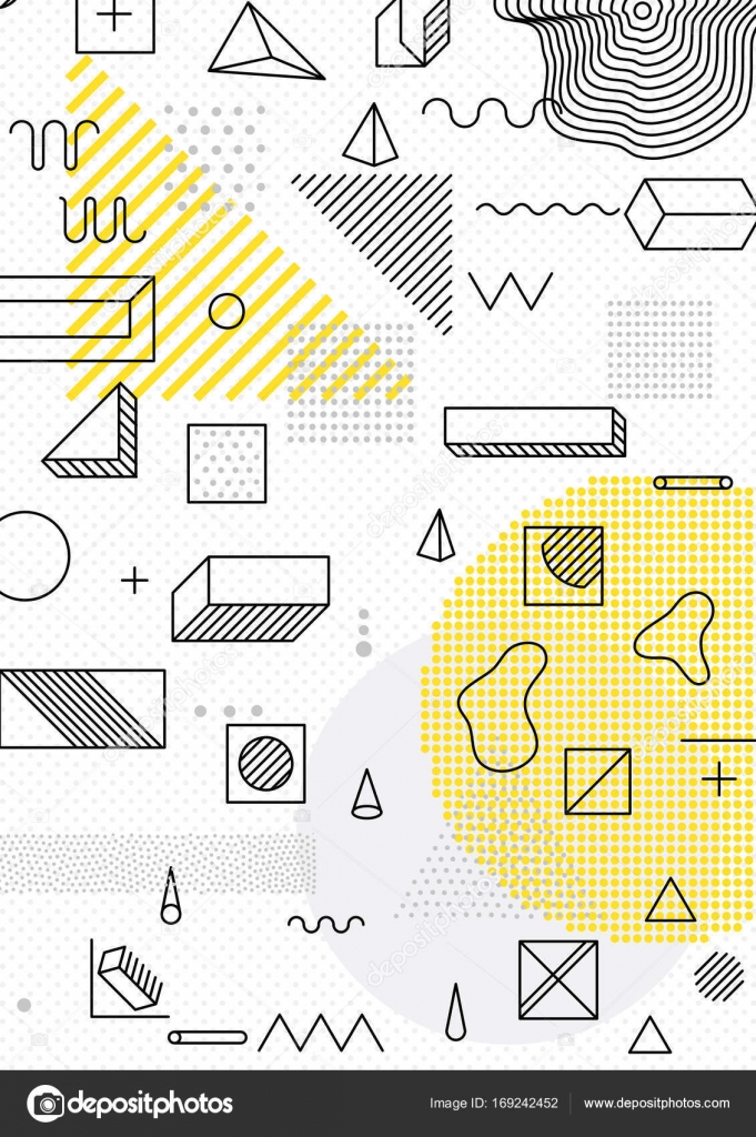 Colorful trend geometric pattern Stock Vector Image by ©Softulka #169242452