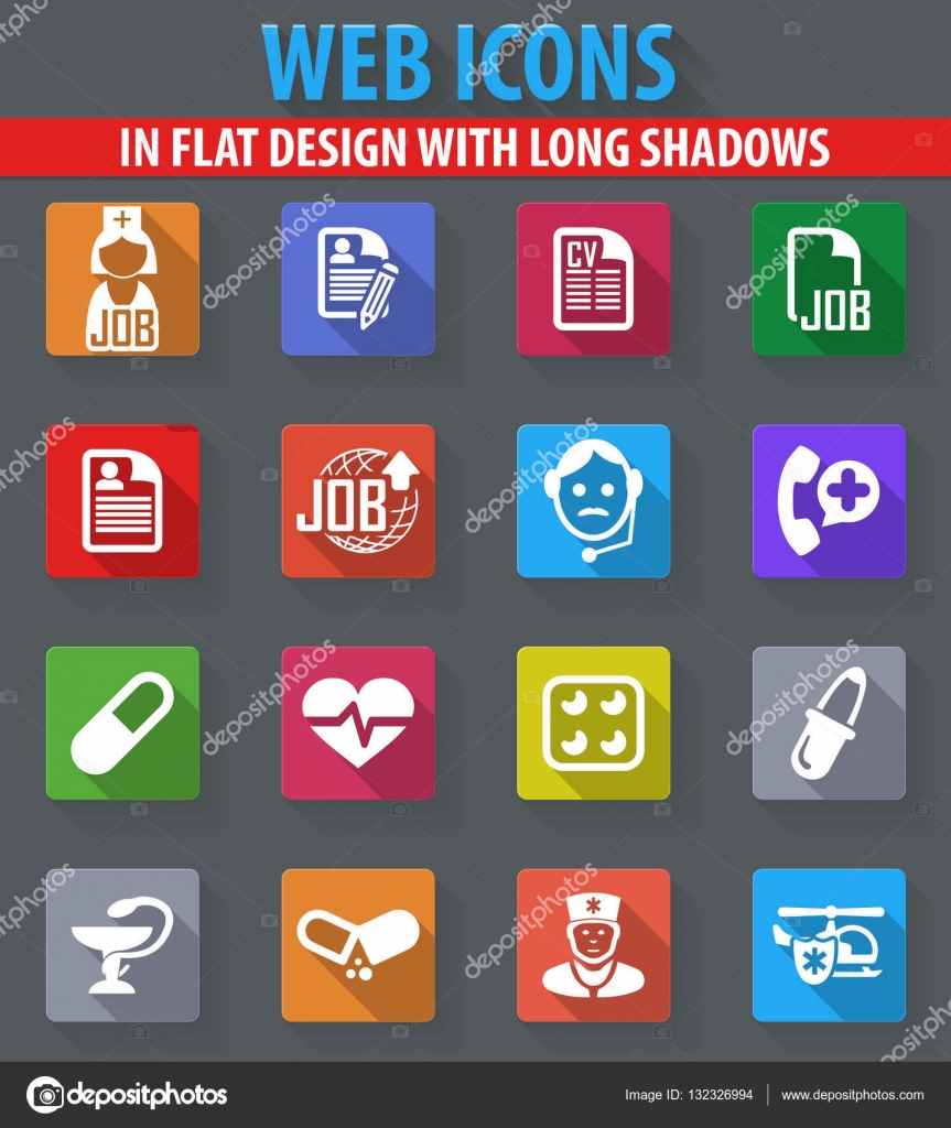 Job icons set Stock Vector by ©Lisess 132326994