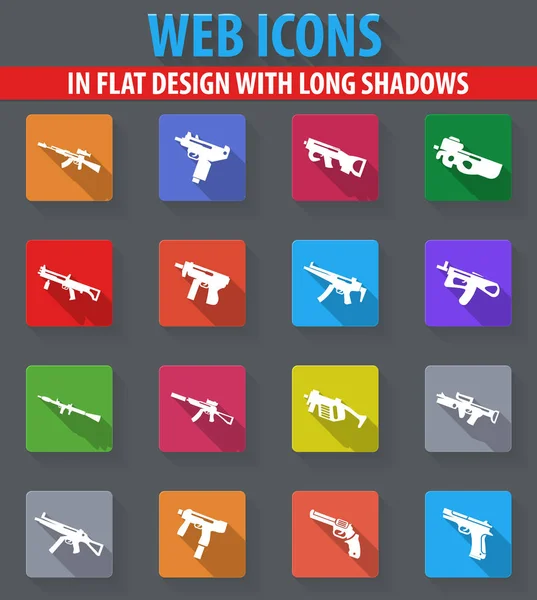 Set of fire weapon icons Stock Vector Image by ©Palau83 #70383111