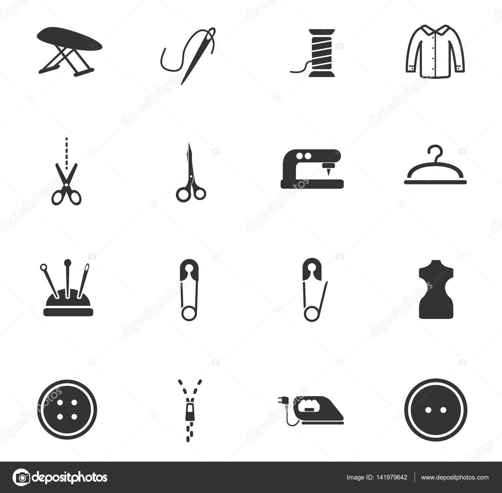 Conjunto de iconos de sastrería Vector de stock #141979642 de ©Lisess