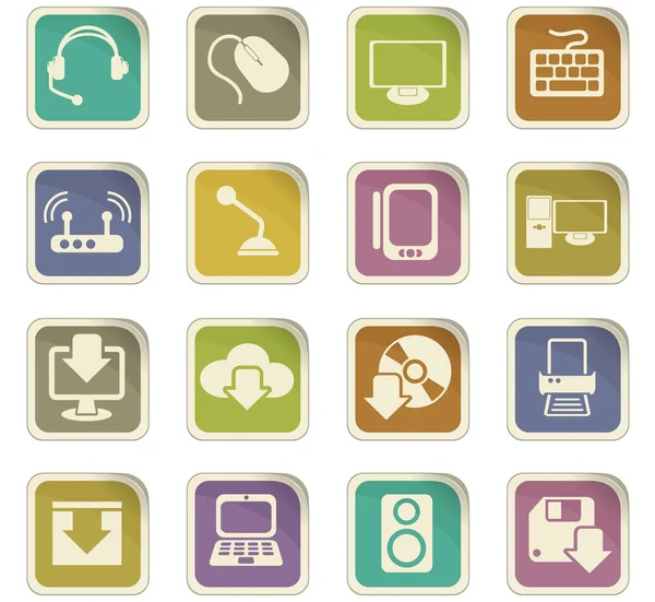 Computer icon set Stock Vector by ©Lisess 144580407