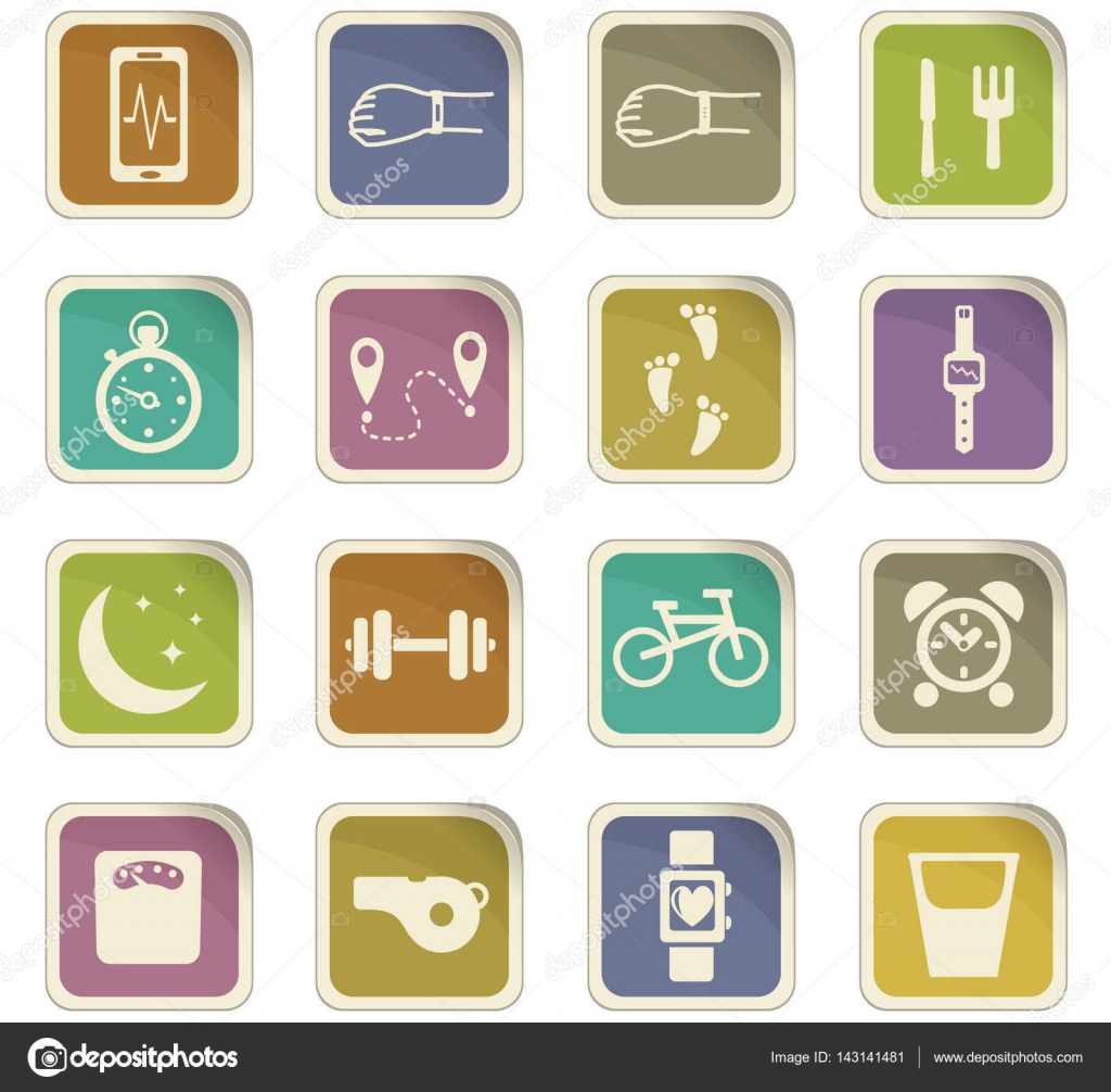 Monitoring apps icon set Stock Vector Image by ©Lisess #143141481