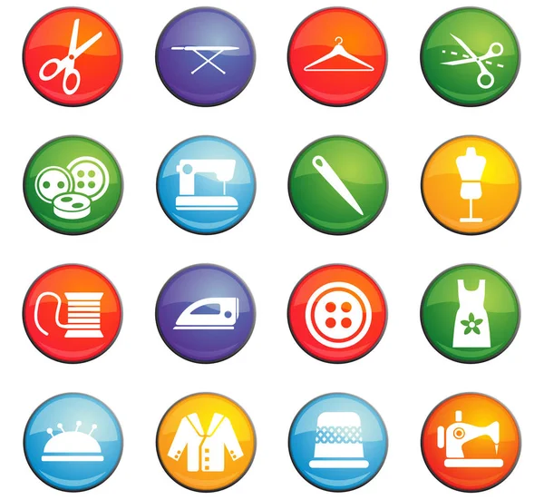 Tailoring icon set Stock Vector Image by ©Lisess #149130105