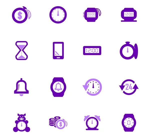 Time icons set Stock Vector by ©Lisess 94058244