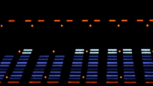 Acoustic image equalizer spectrum analyzer. EQ. — Stock Video © ivandan ...