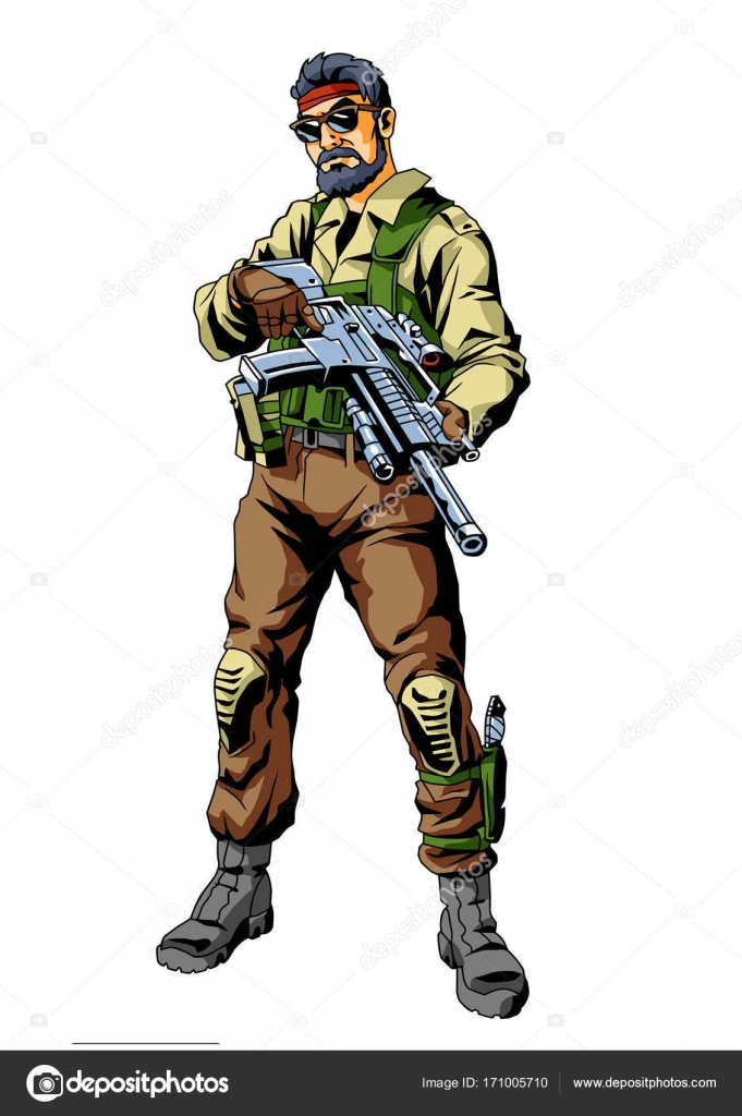 War dog soldier character Stock Vector Image by ©orrlov #171005710