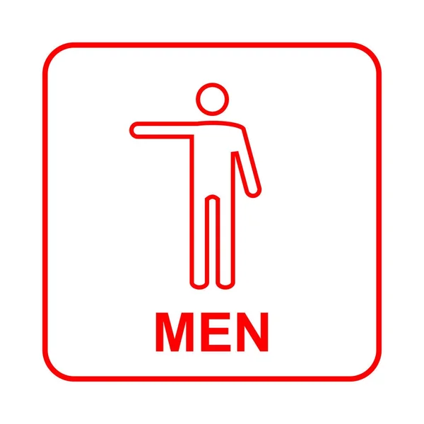 Toilet sign. WC men Stock Vector by ©bumerSS 174068854