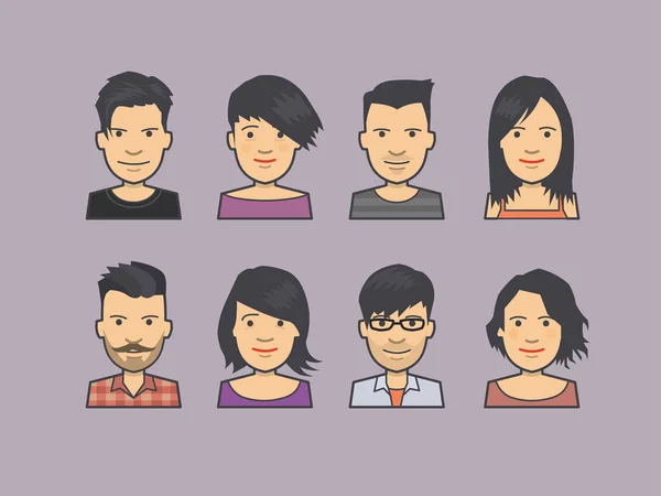 Personas animadas Imágenes Vectoriales, Gráfico Vectorial de Personas ...