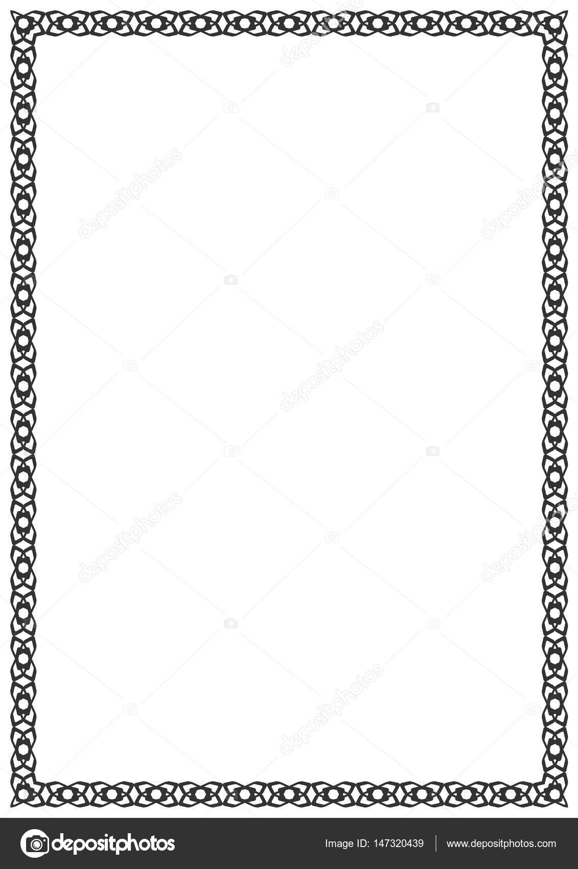 Decorative Border Frame Vector - Infoupdate.org
