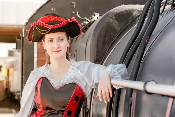 Woman victorian train Stock Photos, Royalty Free Woman victorian train ...