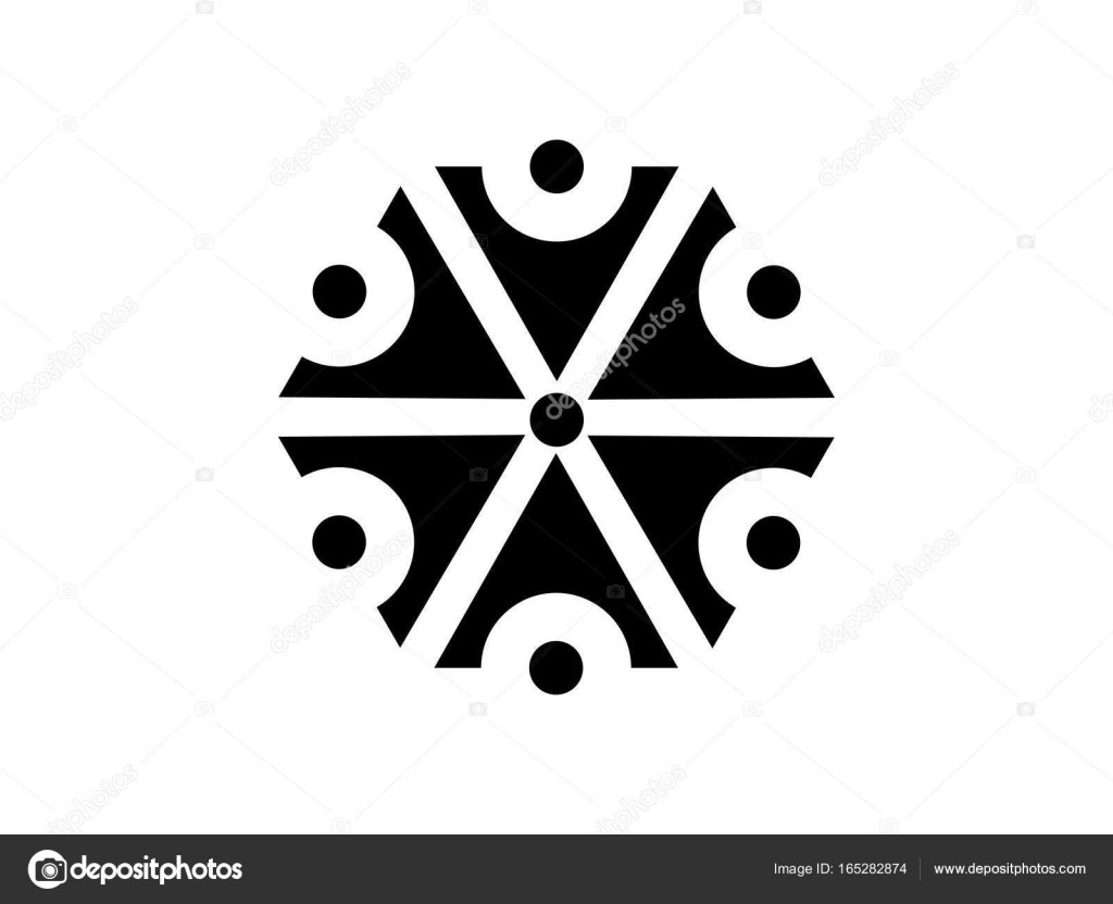 Symbol of the god Perun. Slavic mythology, the god of lightning. Vector ...