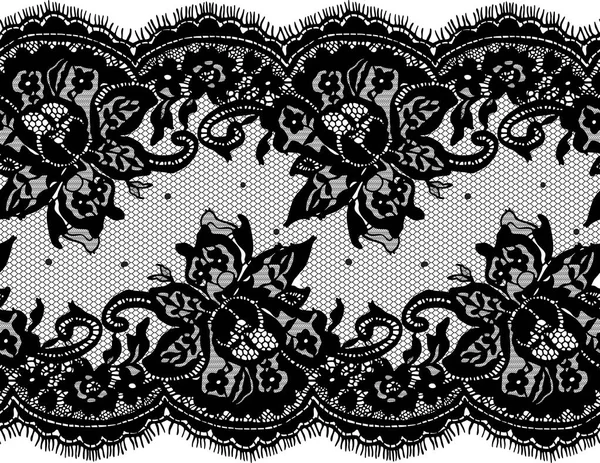 Seamless Black Vector Lace Pattern Stock Vector Image by ©maryswell #145511799
