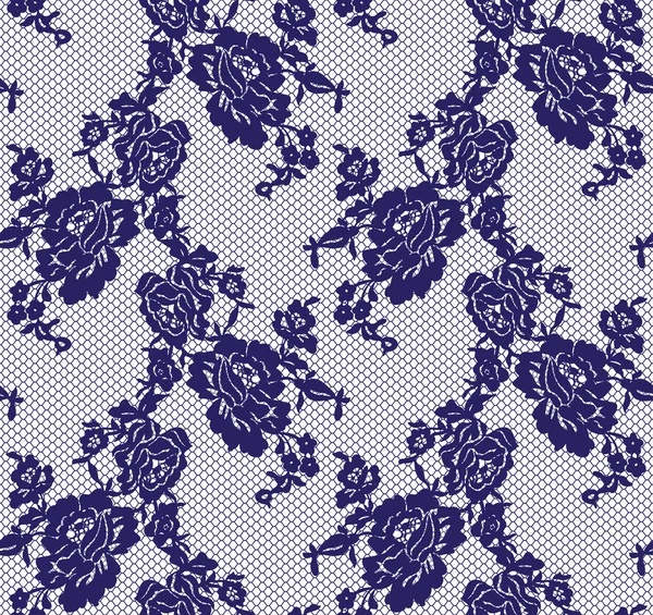 Seamless Vector Blue Lace Pattern — Stock Vector © maryswell #154648756