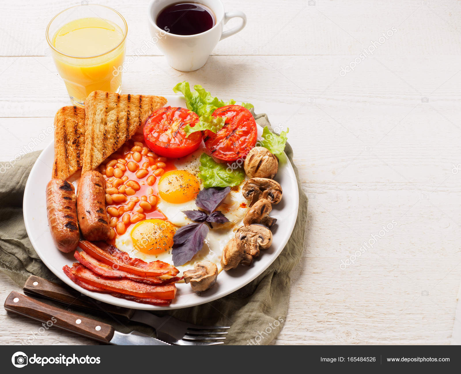 prima colazione in english