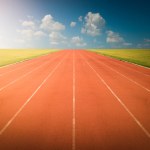 Running track Stock Photo by ©zippar 10649693