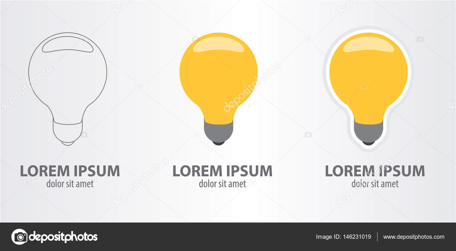 Lamp logos set Stock Vector by ©filkusto 146231019