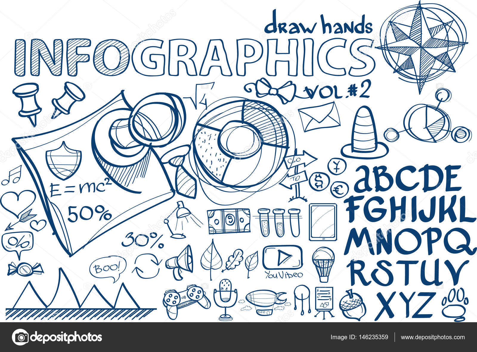 Hand draw infographics Stock Vector Image by ©filkusto #146235359