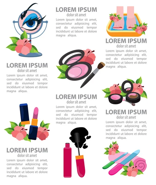 Makeup Infographics Set Stock Vector Image by ©macrovector #68188435