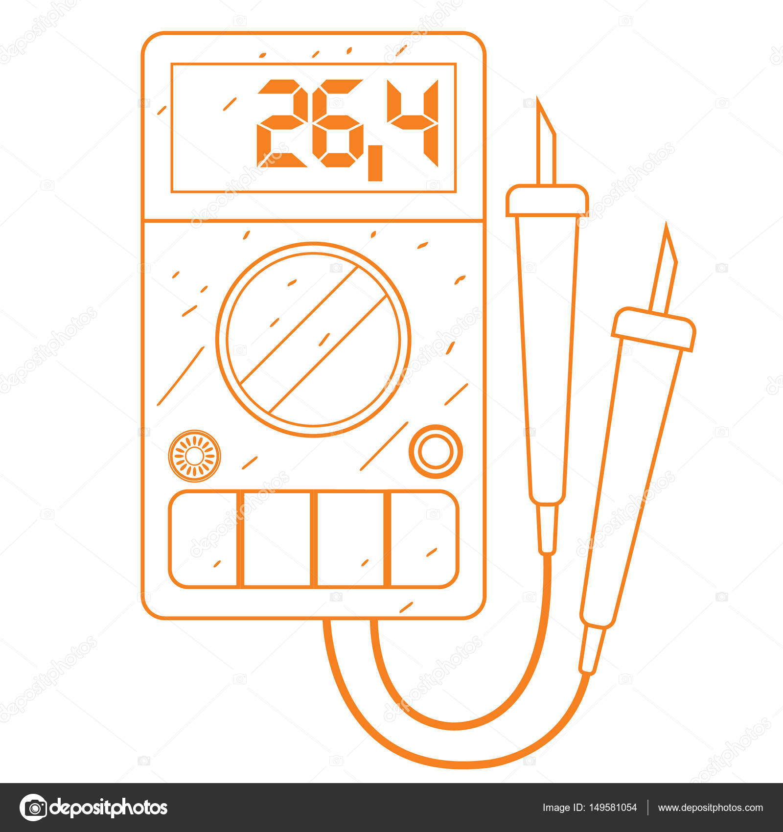 Digital multimeter icon Stock Vector by ©filkusto 149581054