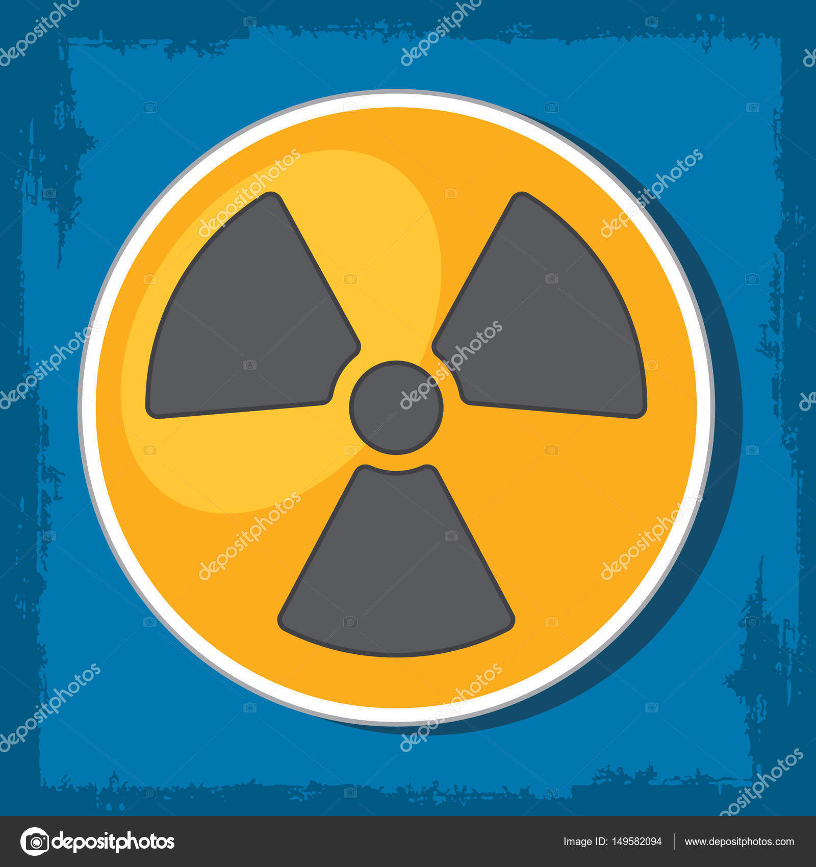 Nuclear Waste Symbol Wallpaper Nuclear Radiation Symbol Vector Set (6 ...