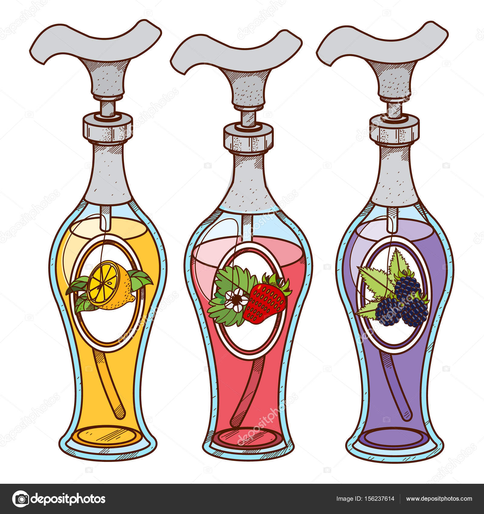 Assortment of topping logo. Stock Vector Image by ©filkusto #156237614