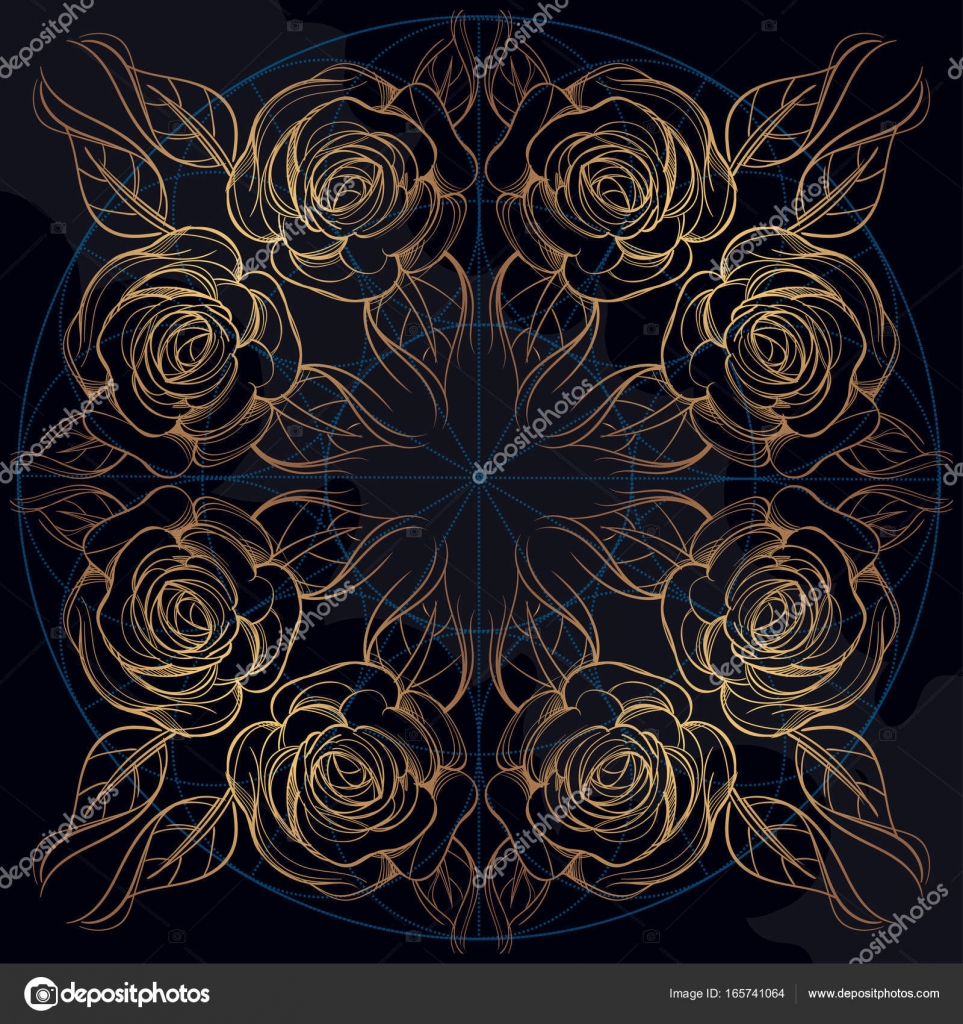 Element of stylized flowers Stock Vector Image by ©filkusto #165741064