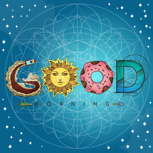 Good morning. Motivational poster Stock Vector by ©filkusto 166237168