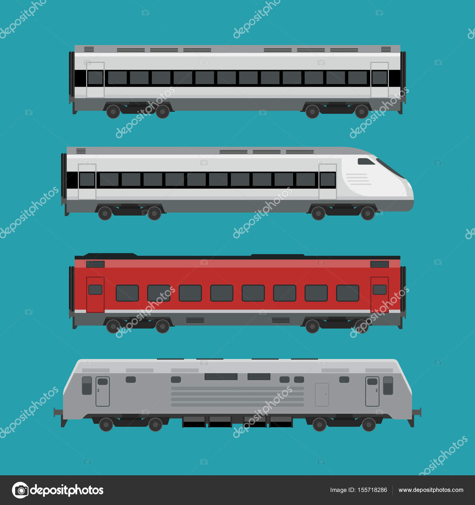 Train Side View Sketch