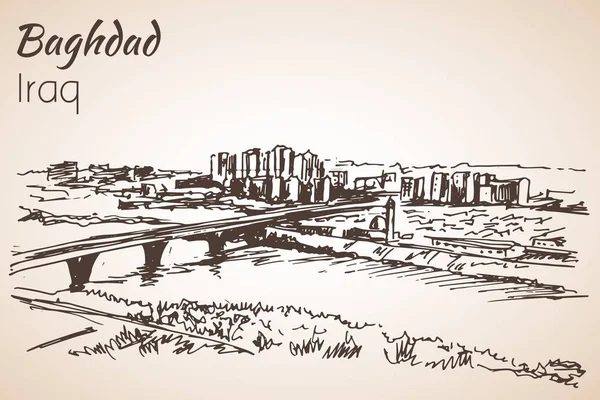 ᐈ Baghdad skyline stock vectors, Royalty Free baghdad iraq skyline ...