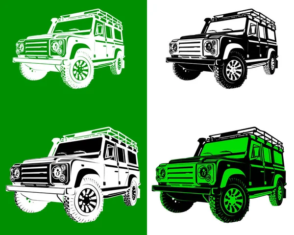 Land rover vector Stock Vectors, Royalty Free Land rover vector ...