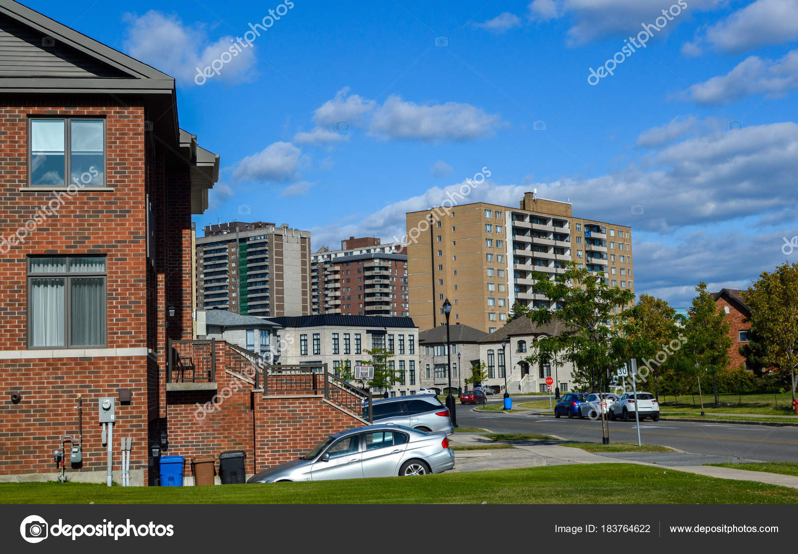 Expensive Modern House Huge Windows Montreal Canada – Stock Editorial ...