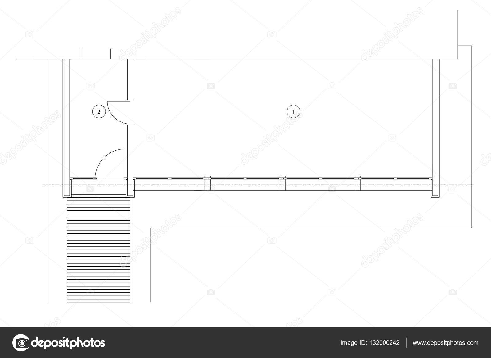 Standard office empty template floor plans — Stock Vector © YAZZIK ...