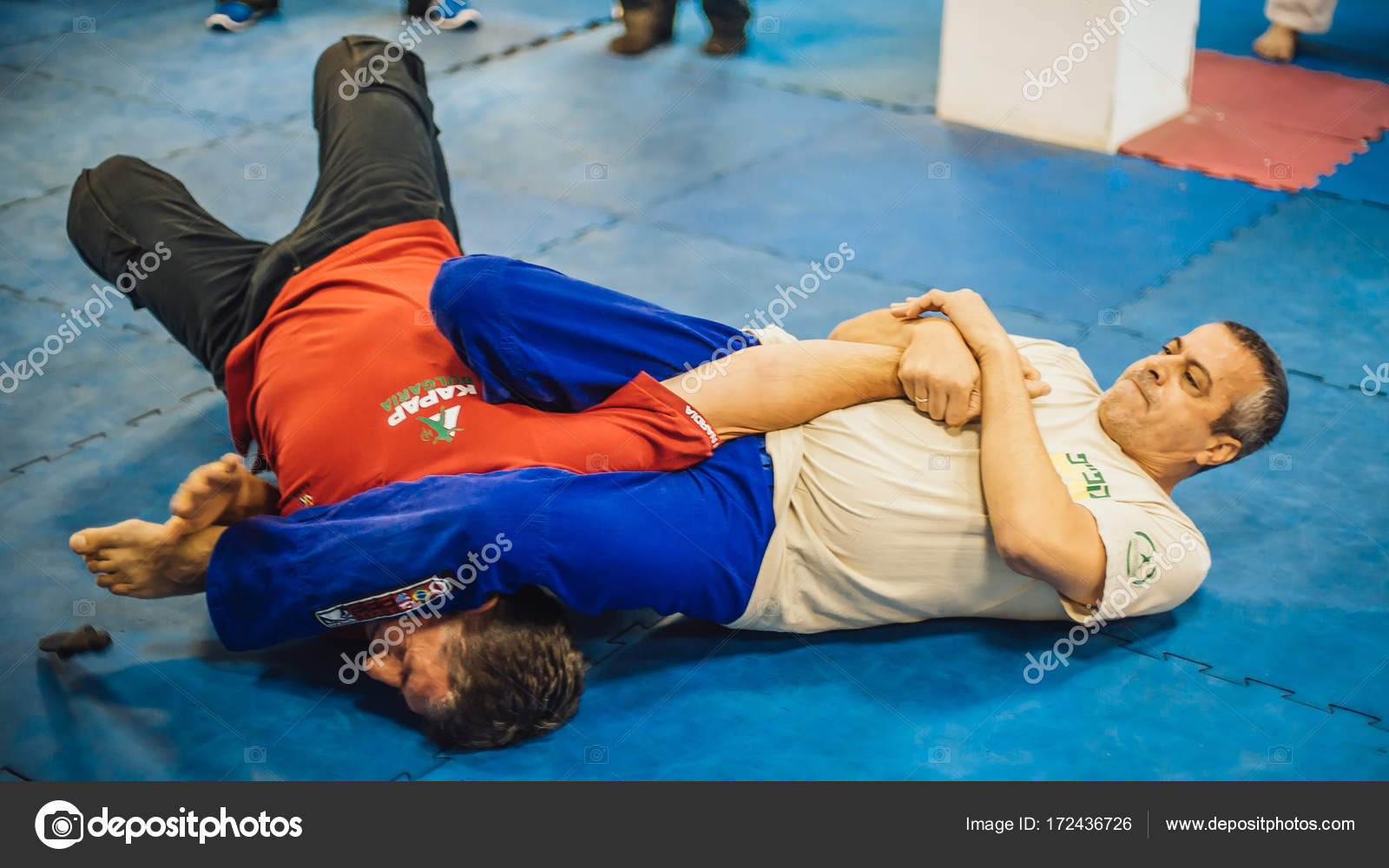 Avi Nardia Kapap Krav Maga Street Self Defence Seminar Belgrade — Stock ...