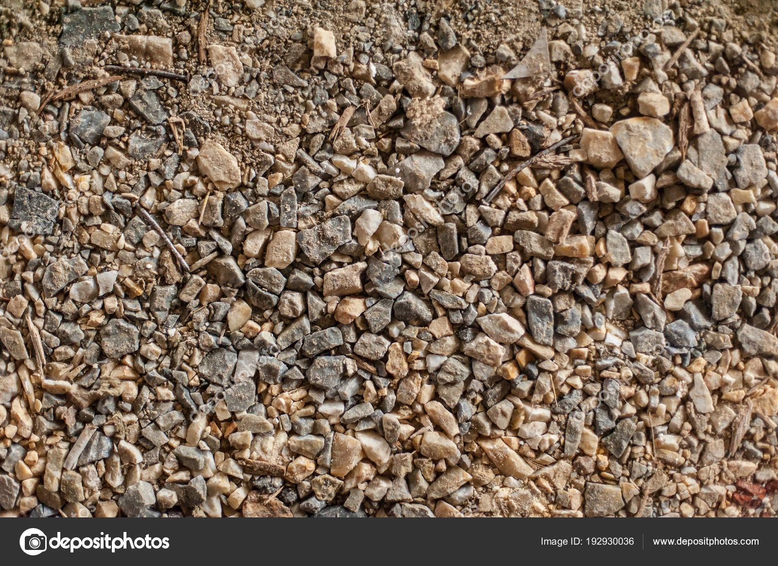 Gravel and pebbles background pattern, small and big sand Stock Photo ...